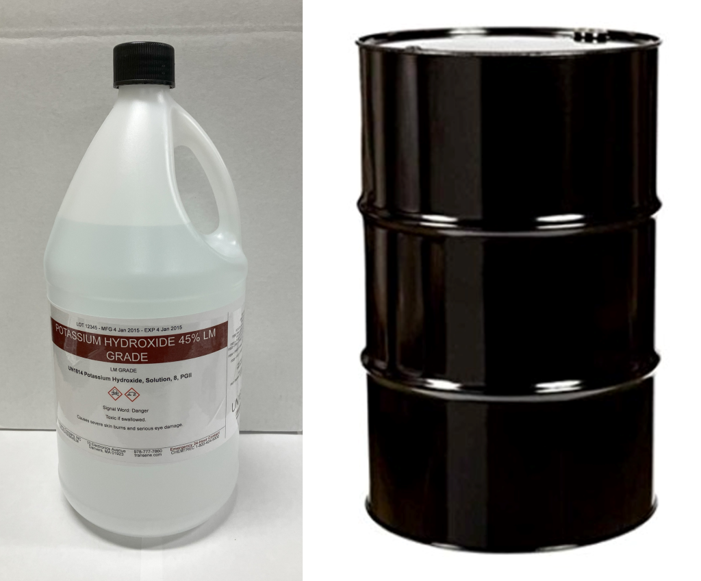 Potassium Hydroxide 45% LM Solution – Concentrated Alkaline Reagent for ...