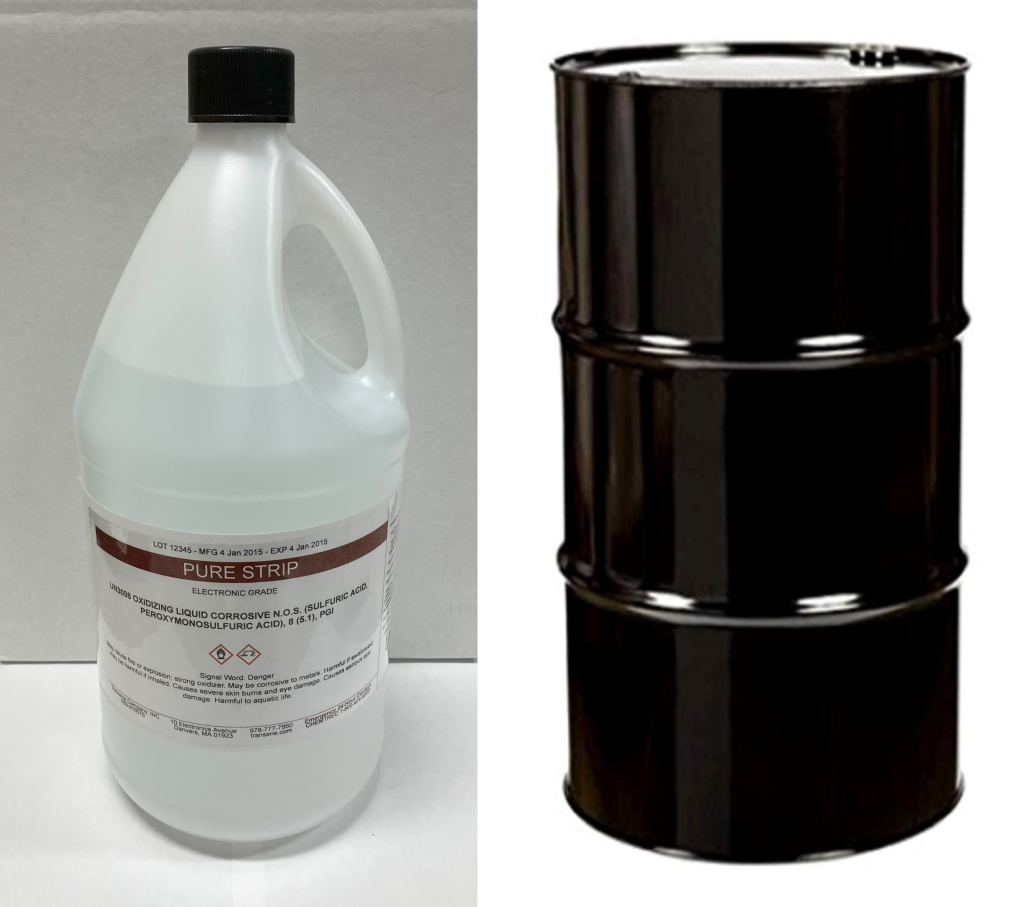 "Pure Sulfuric Acid-Peroxide Piranha Etching Solution"